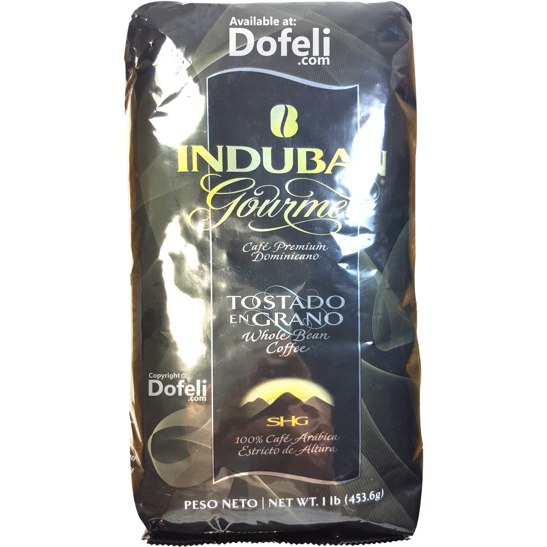 Induban Gourmet Dominican Whole Roasted Bean Coffee Café Tostado en ...